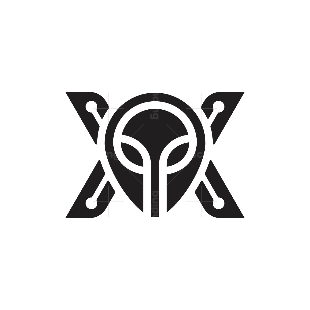 Technology Alien X Letter Logo | Scalebranding