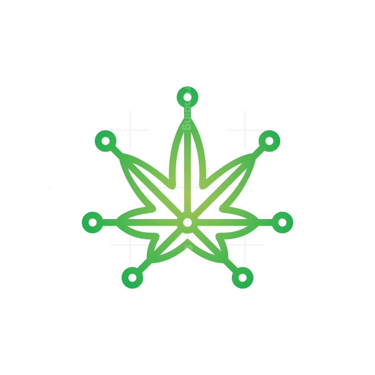 Technology Cannabis Logo | Scalebranding
