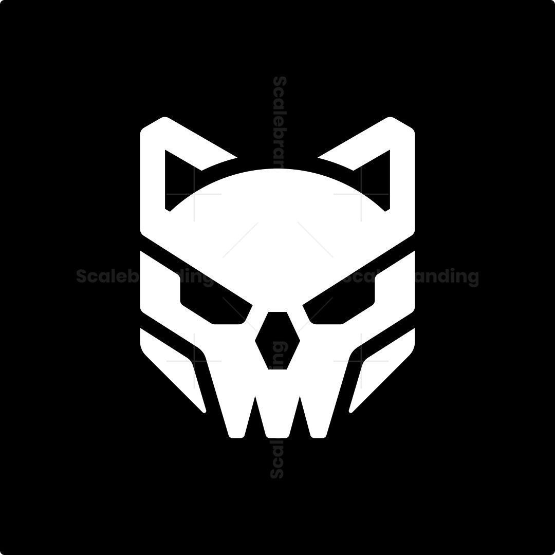Technology Cat Skull Logo | Scalebranding