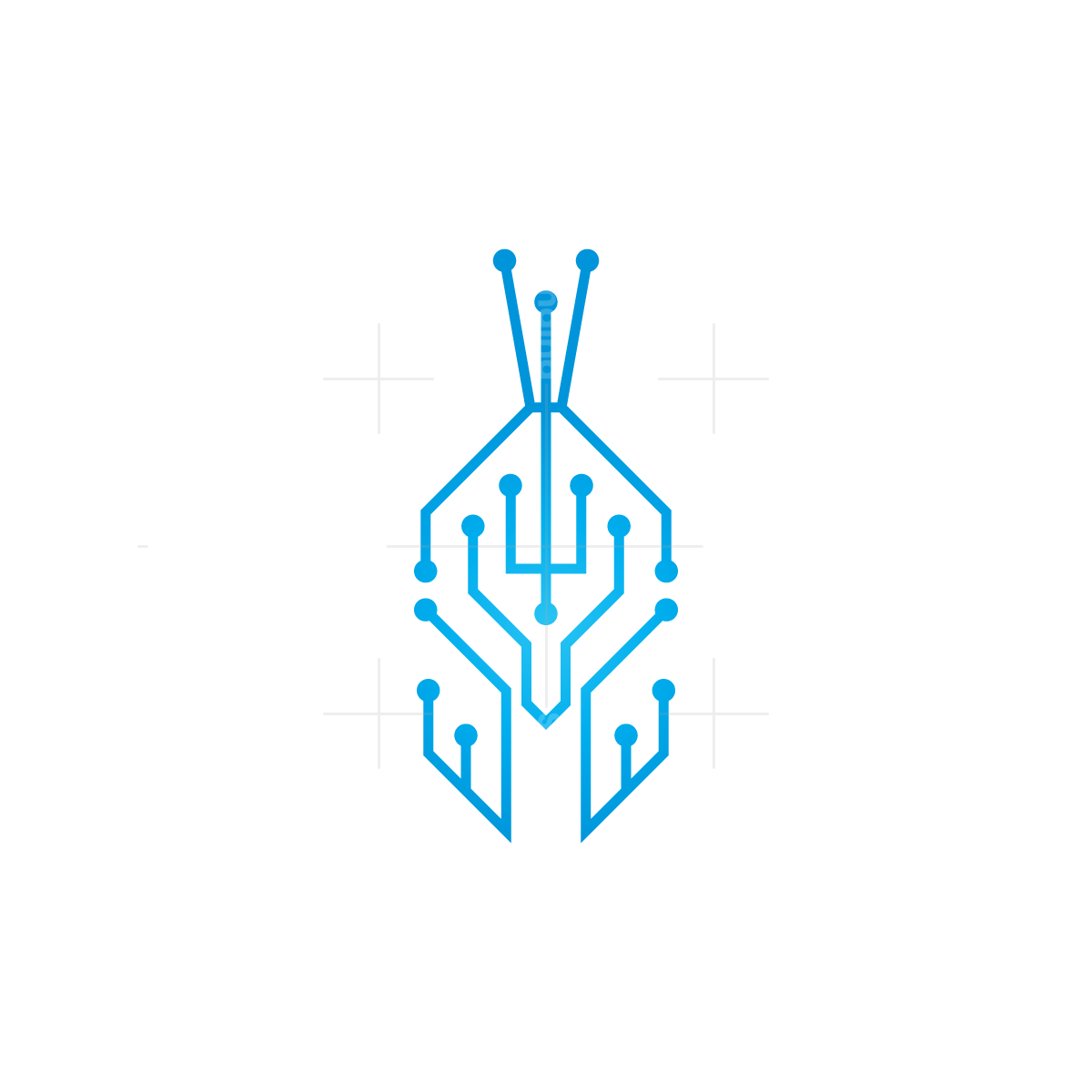 Technology Cyber Spartan Logo | Scalebranding