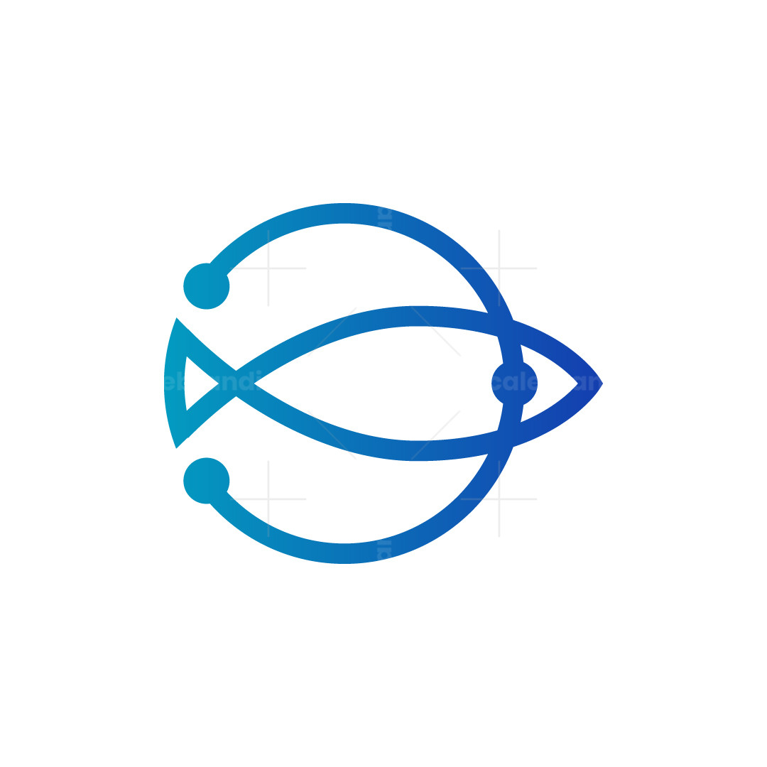 Technology Fish Logo | Scalebranding