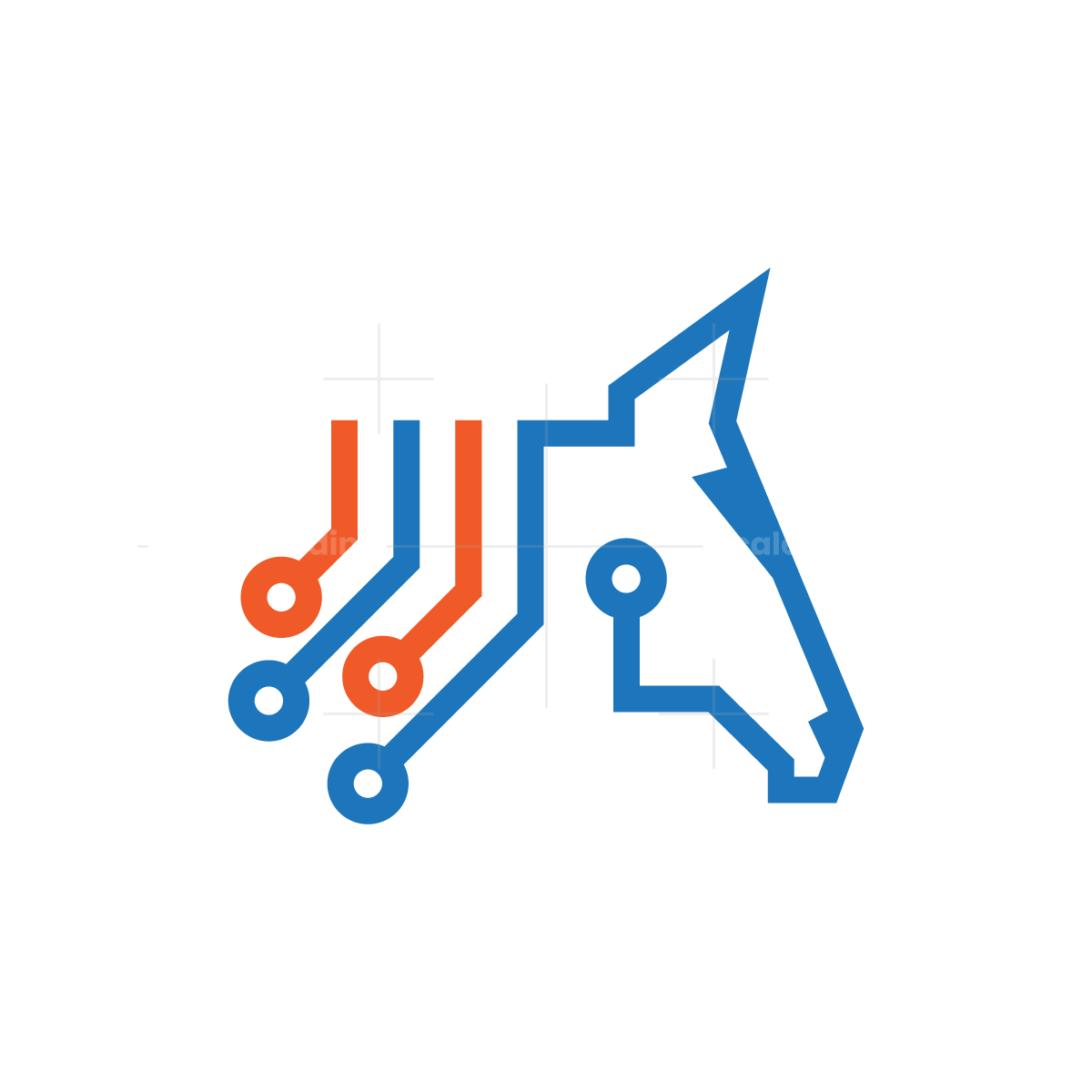 Technology Horse Logo | Scalebranding