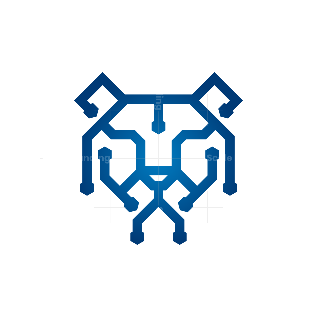 Technology Tech Tiger Logo Tiger Logo Design Tiger Head Logo ...