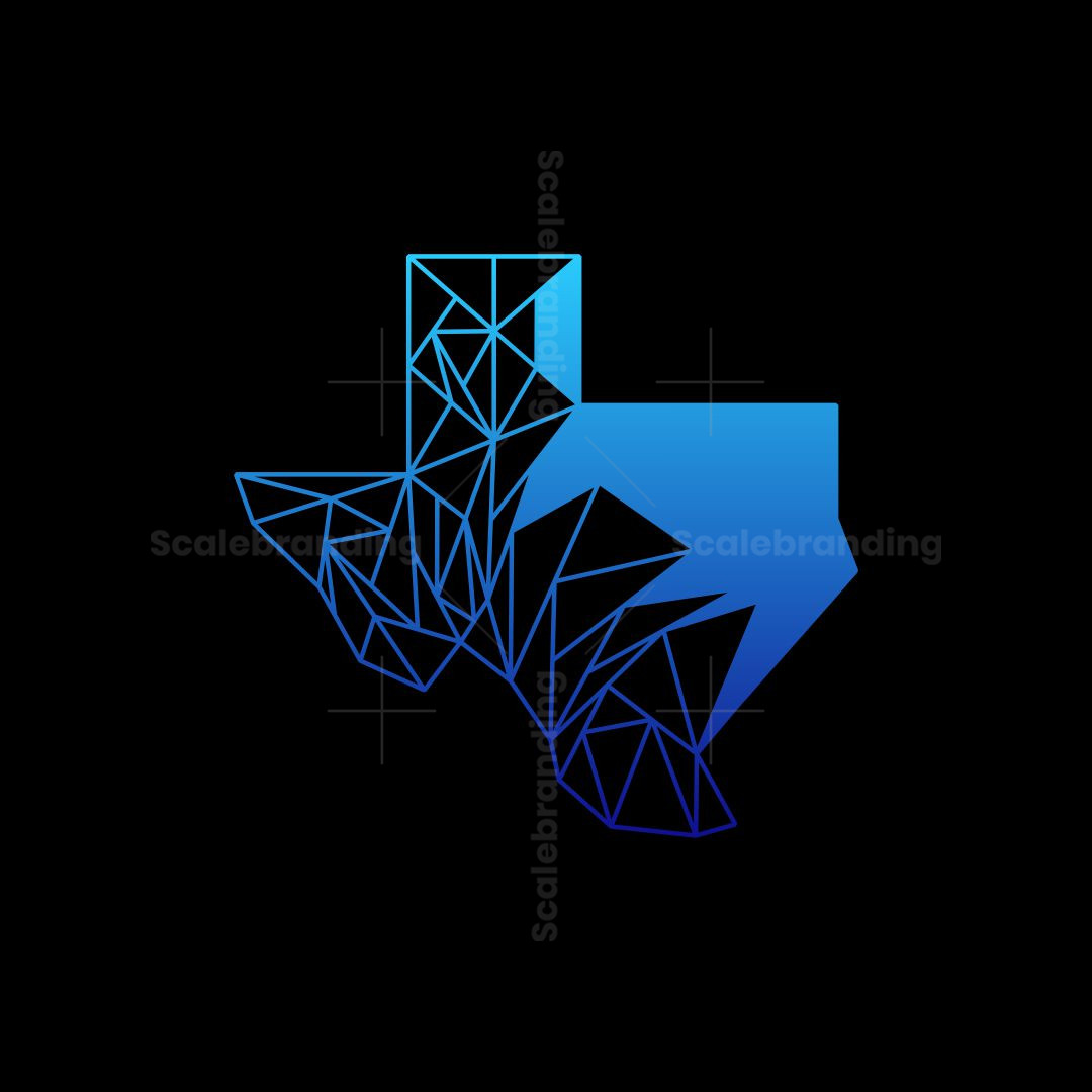 Texas Polygon Geometric Logo | Scalebranding