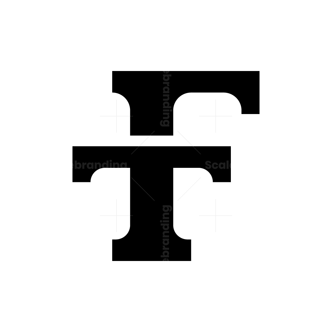Letters FT TF Monogram Logo | Scalebranding