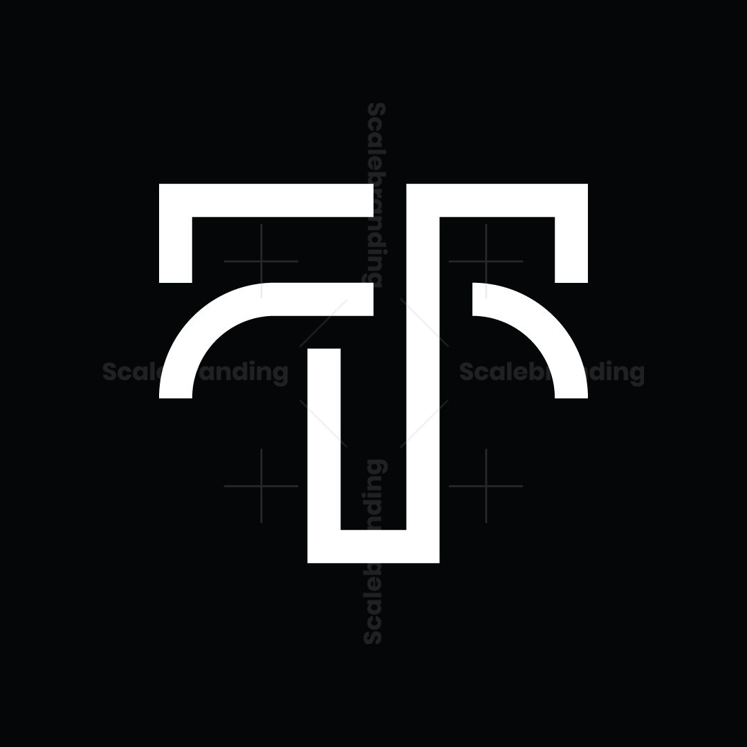 TF or FT Monogram Logo | Scalebranding