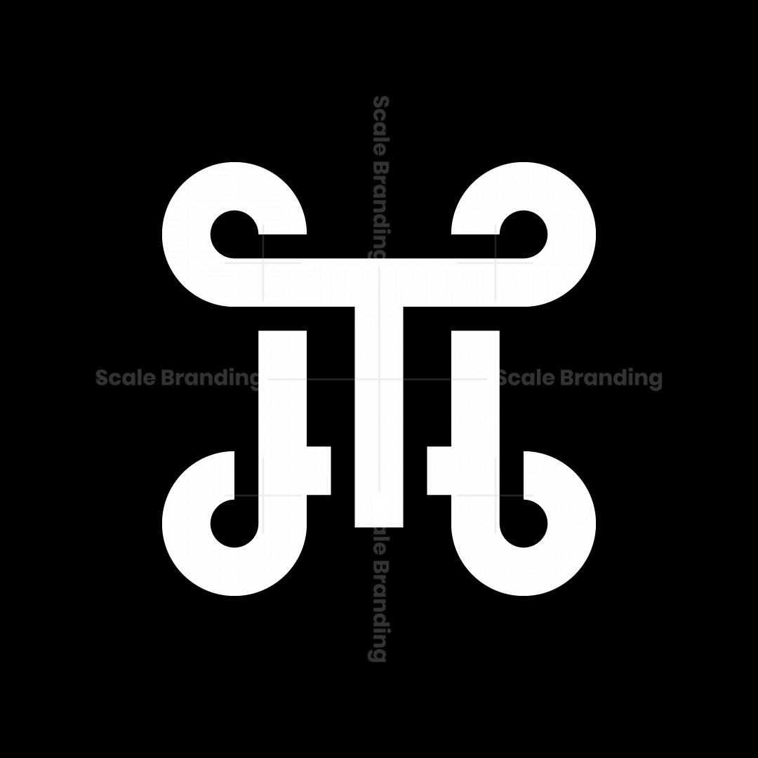 TH or HT monogram Logo | Scalebranding