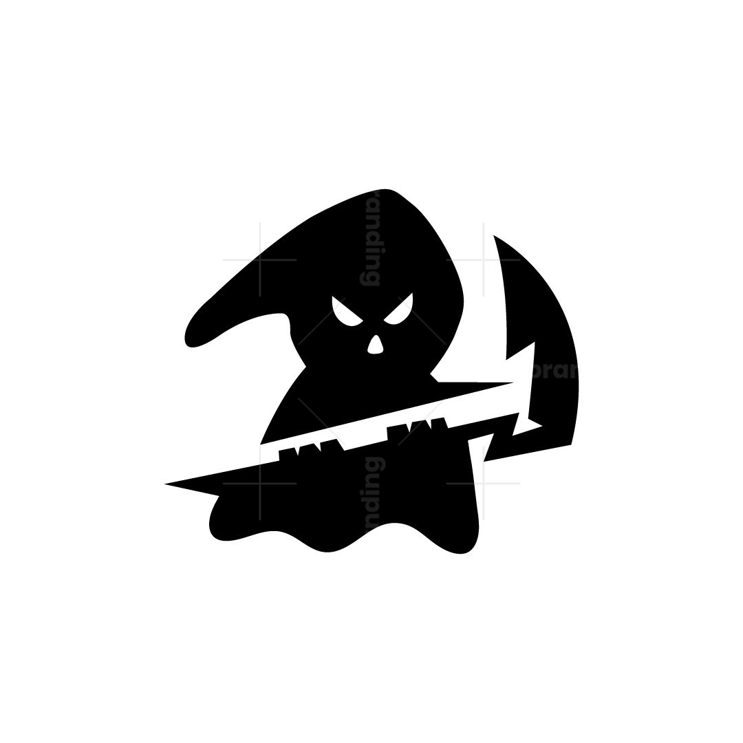 Symbool Van De Grim Reaper Grim Reaper Logo Stockvectorkunst En Meer