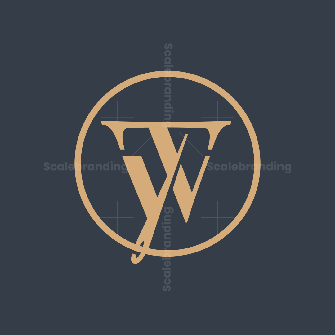 Letter T W Circle Thread Logo | Scalebranding