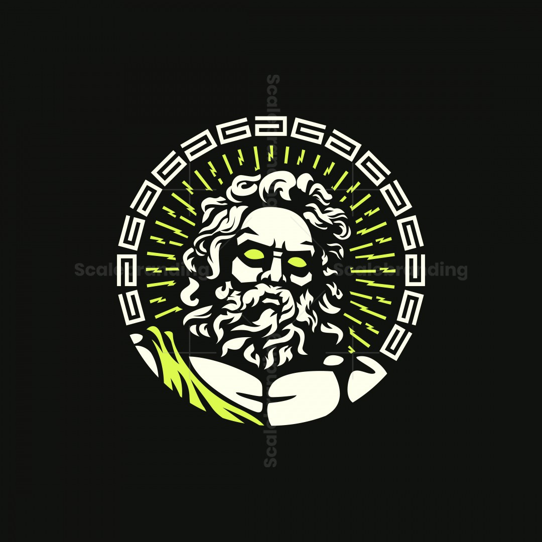 Thunder God Zeus Logo | Scalebranding