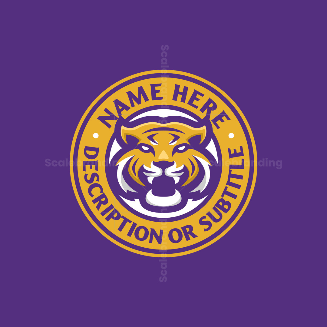 Round shield sport Tiger logo | Scalebranding