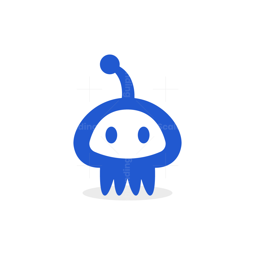 Tiny Cute Bot Helper Logo | Scalebranding