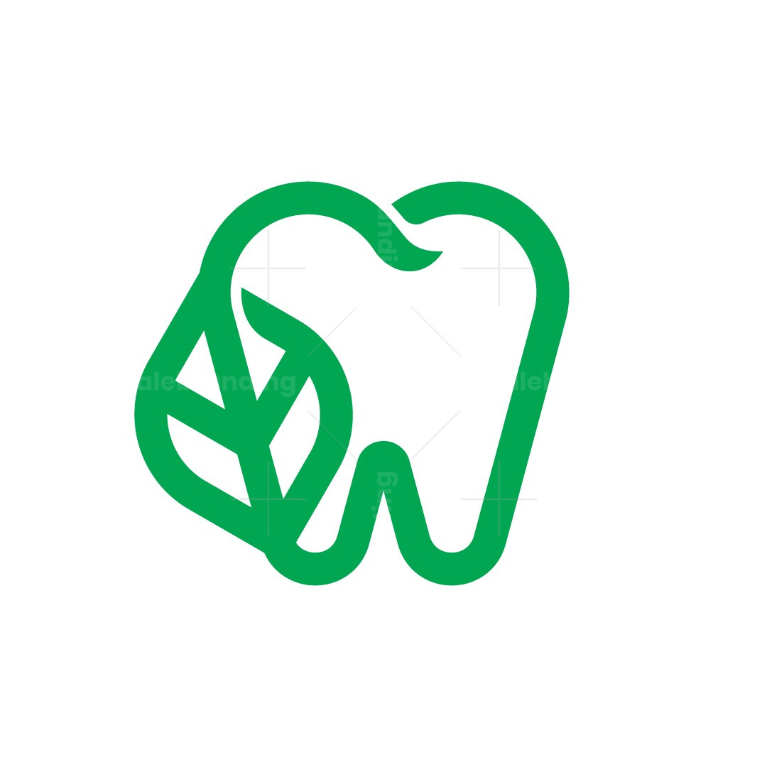 Tooth Leaf Logo | Scalebranding