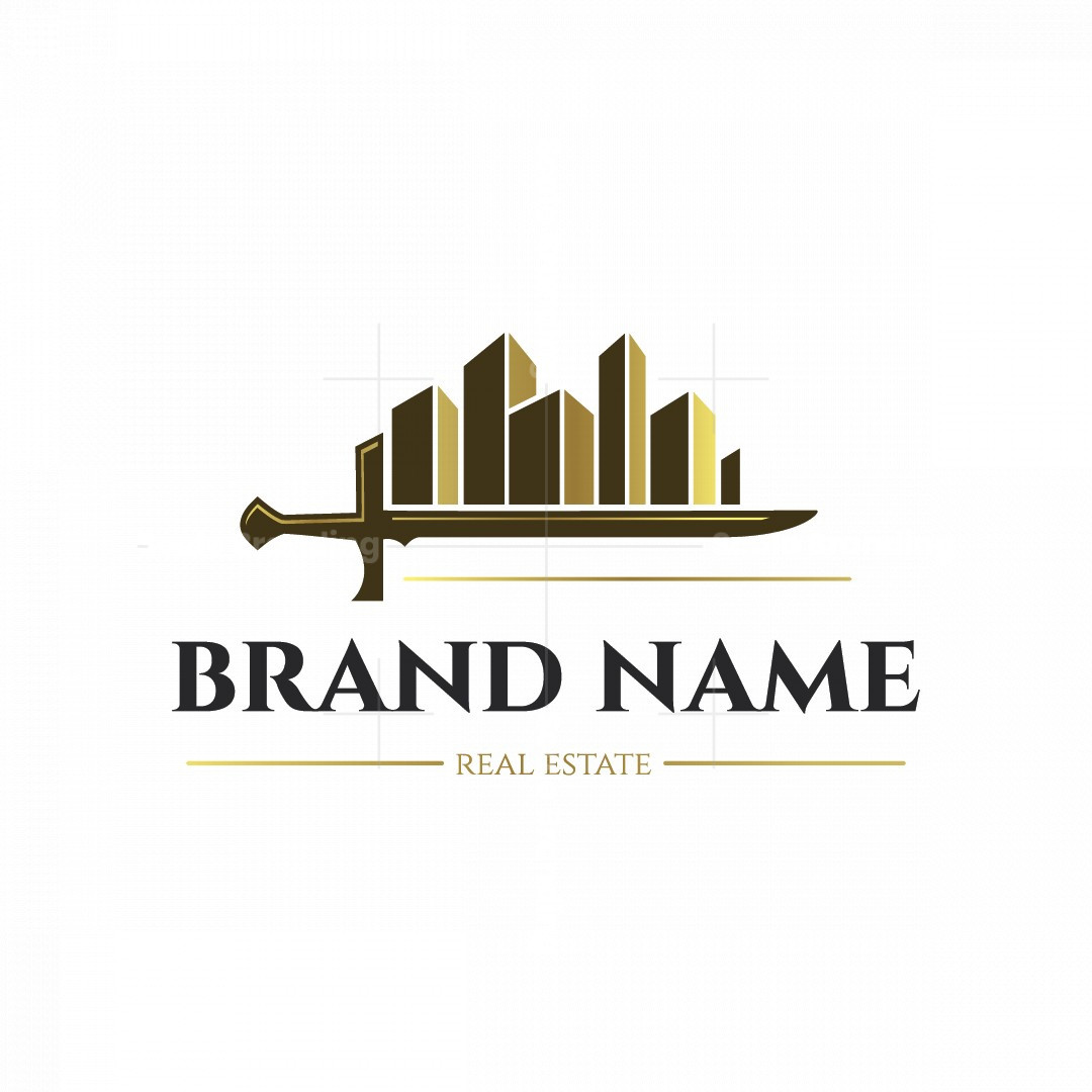 Tough Sword Real Estate Symbol Logo | Scalebranding