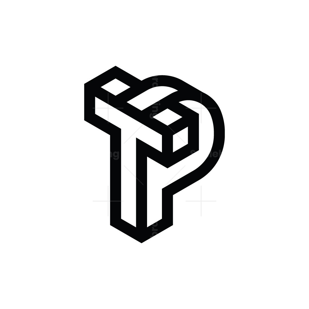 TP or PT Monogram Logo | Scalebranding