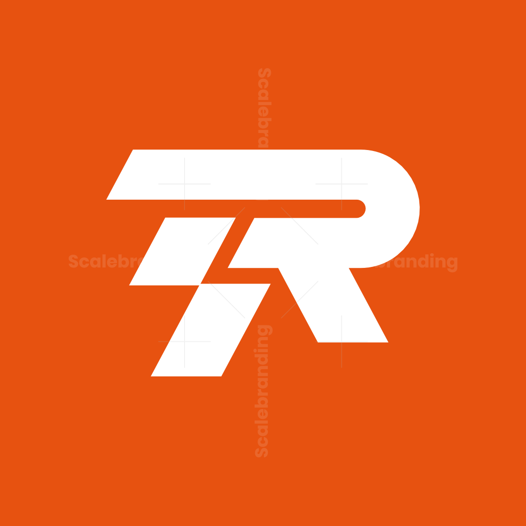 TR R energy monogram logo | Scalebranding