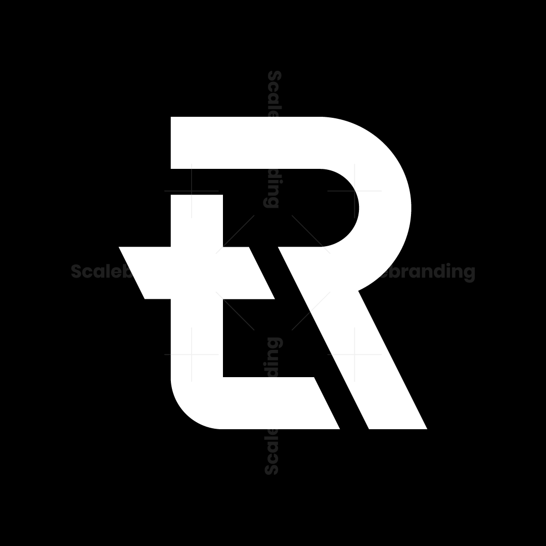 Letters TR RT Monogram Logo | Scalebranding