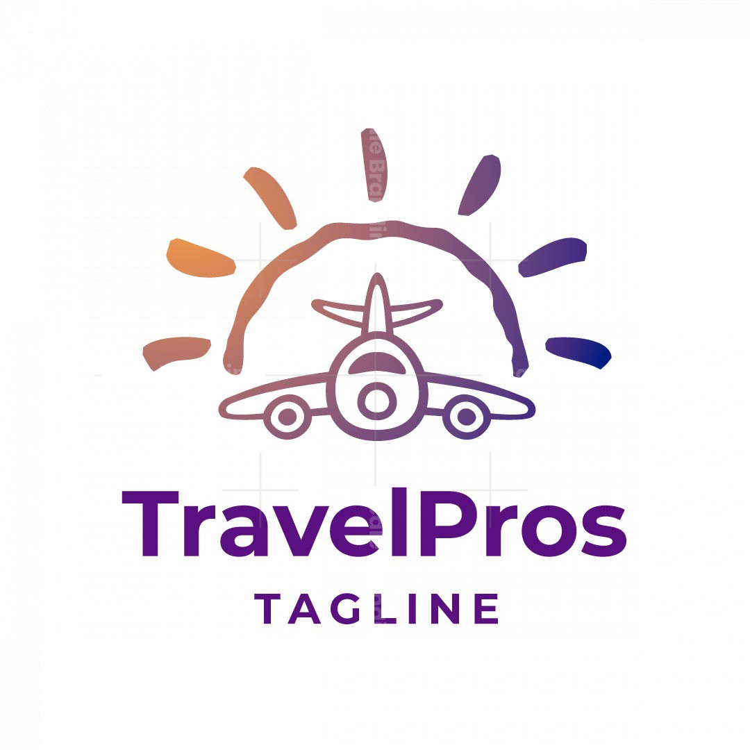 Travel Pros Sunny Airlines Logo | Scalebranding