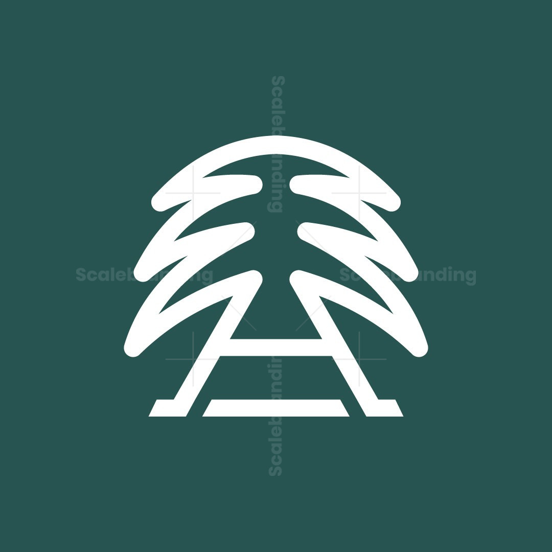 Tree Letter A Logo | Scalebranding