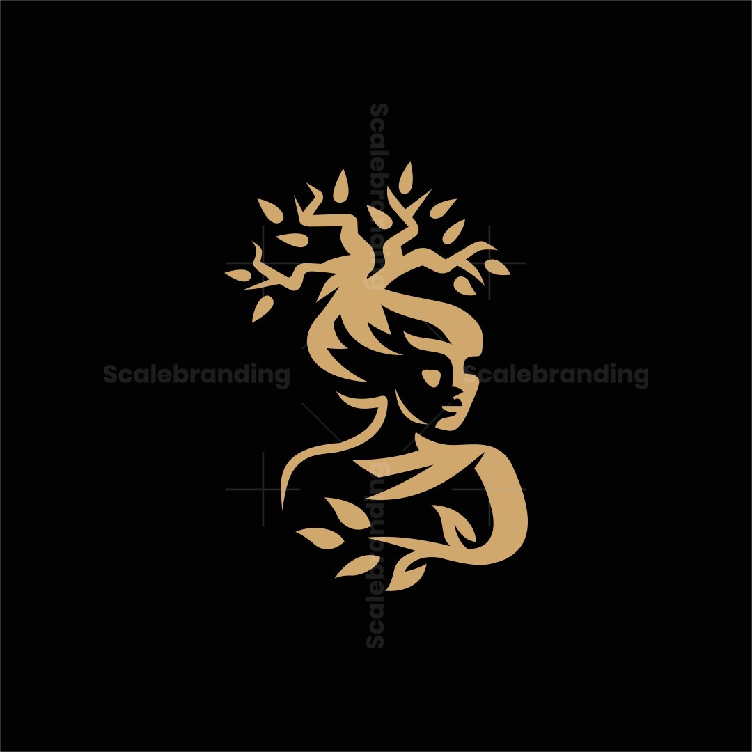 Tree Woman Logo Mother Nature Logo | Scalebranding
