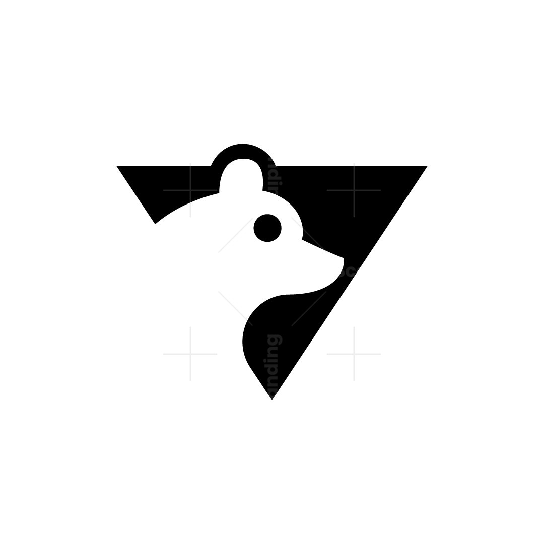 Triangle Bear Logo | Scalebranding