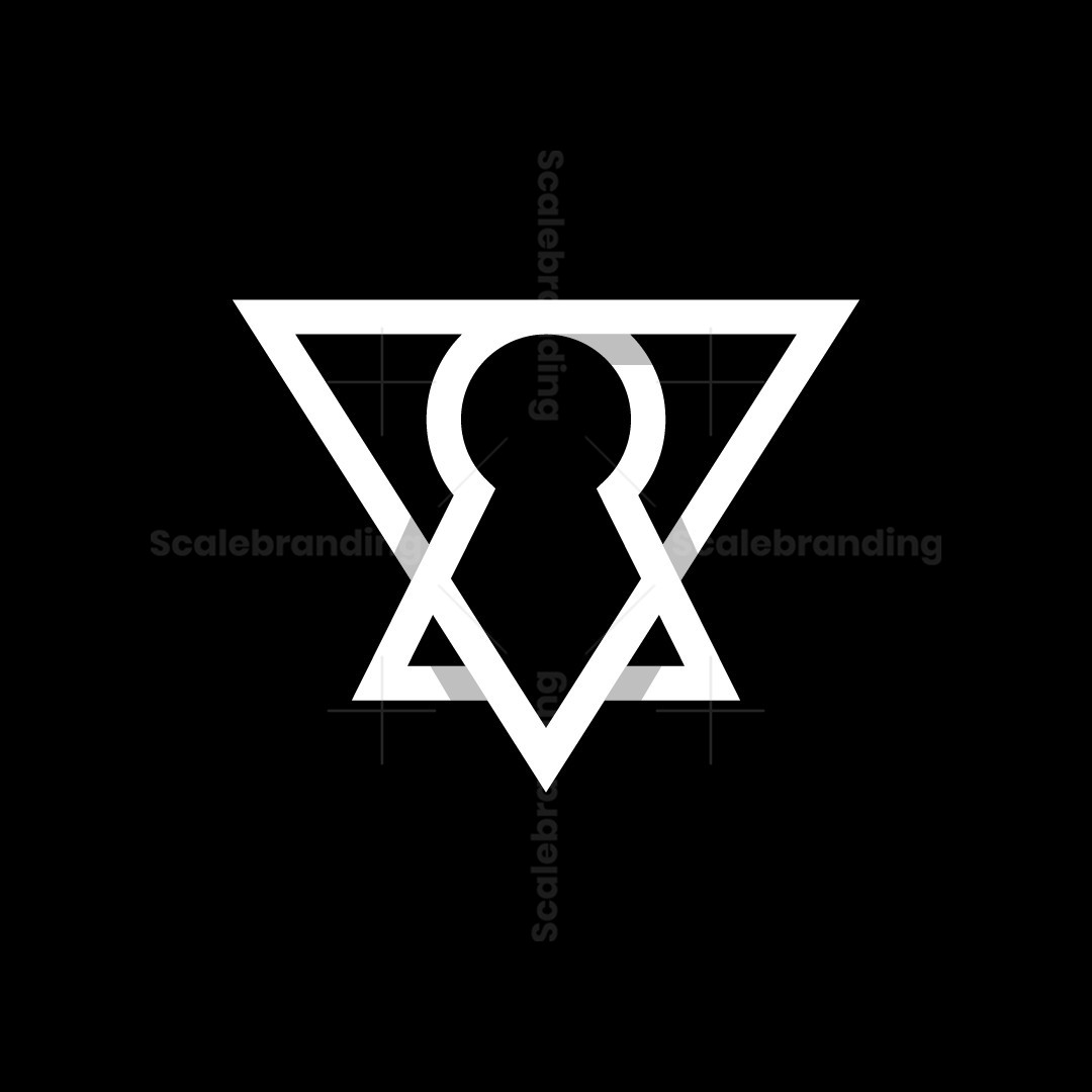 Triangle Keyhole Logo | Scalebranding