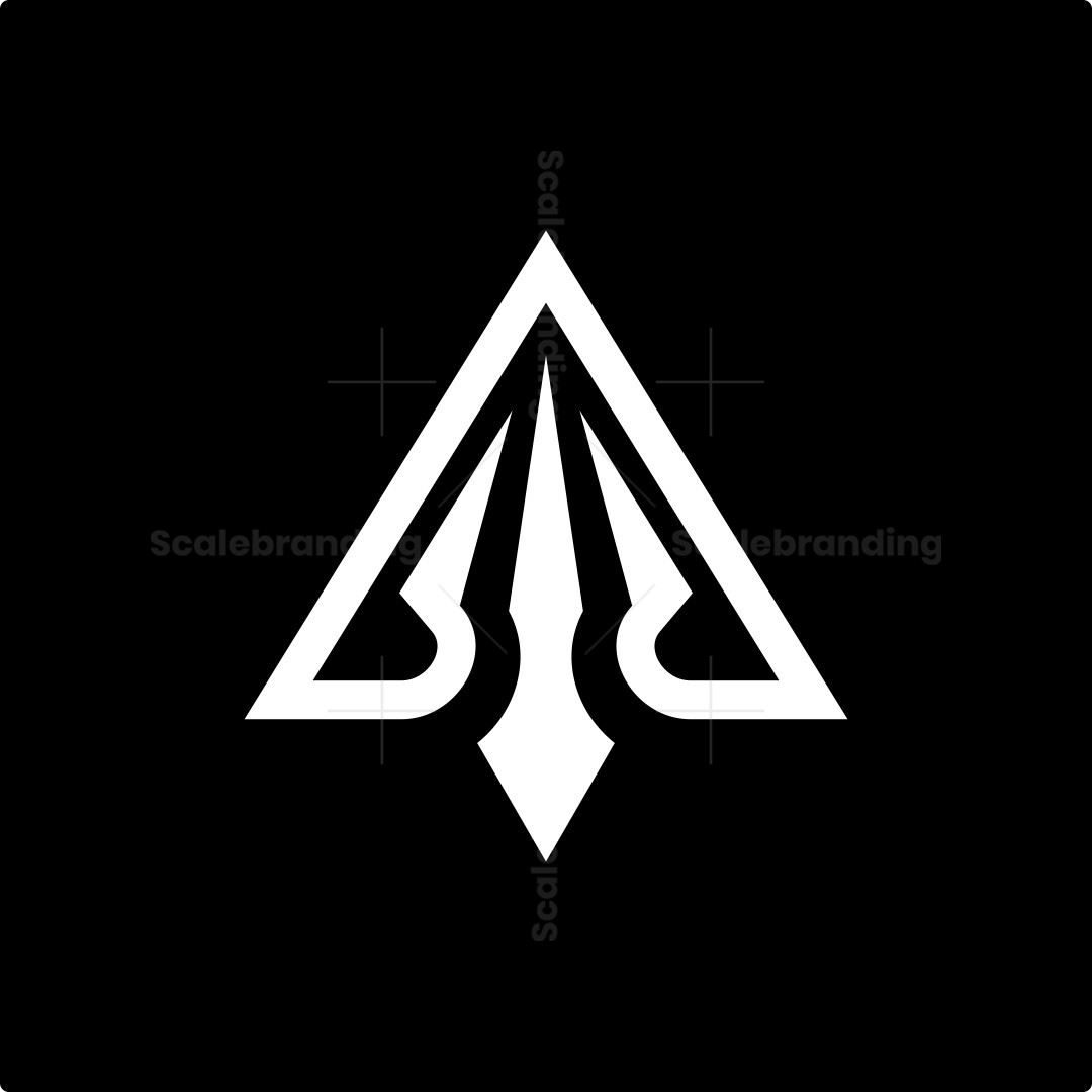 Trident A Letter Logo | Scalebranding