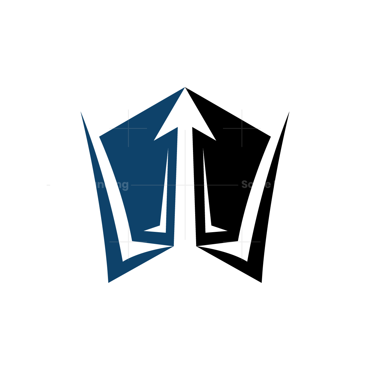 Poseidon Trident Logo Ocean Trident Logo | Scalebranding