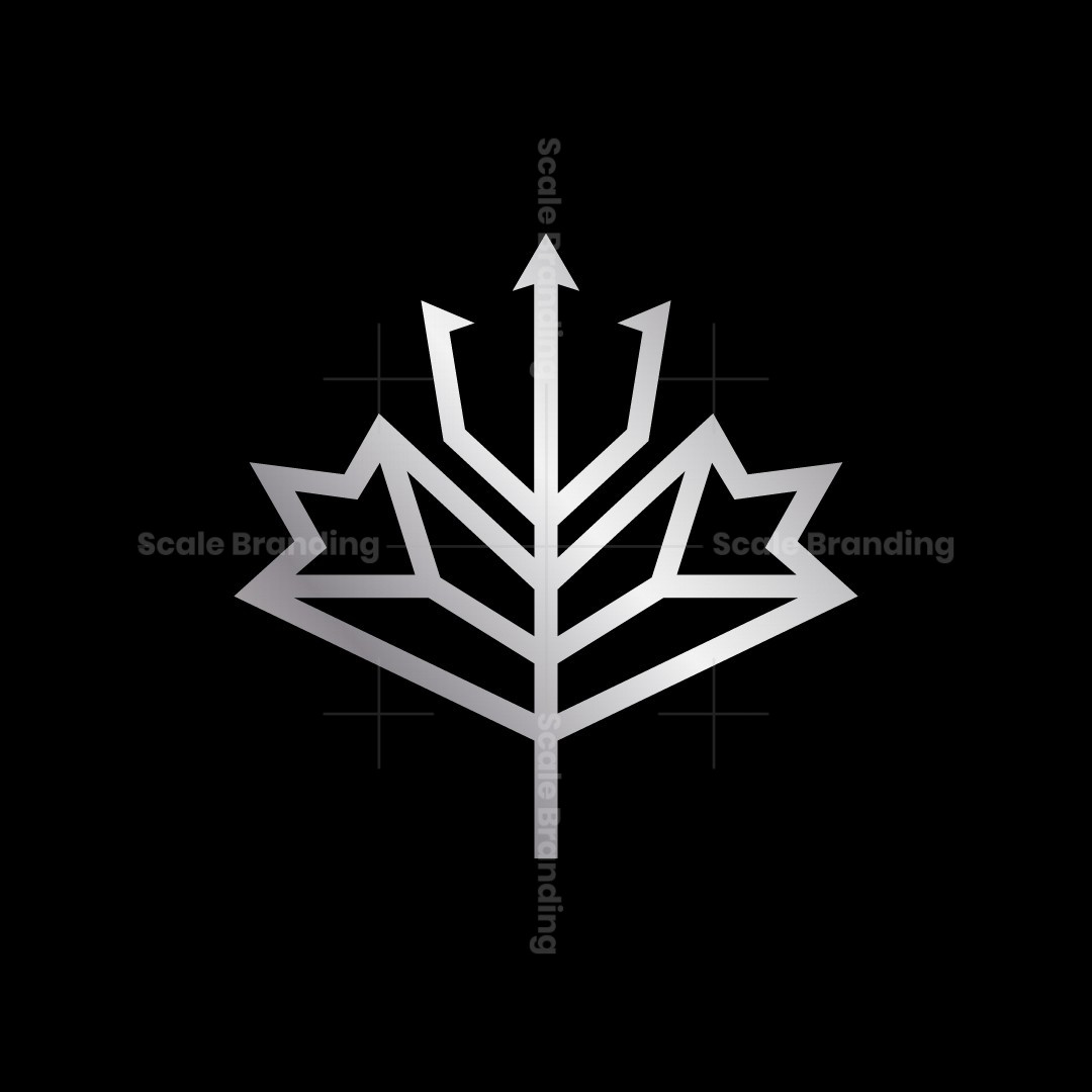 Trident Maple Leaf Logo Trident Canada Logo | Scalebranding
