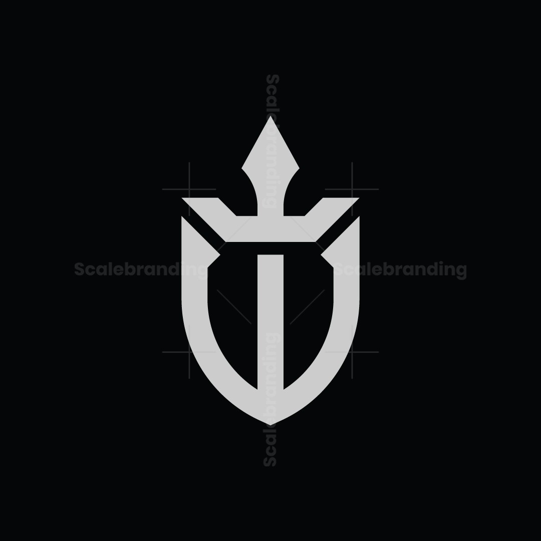 Trident Shield King Logo | Scalebranding