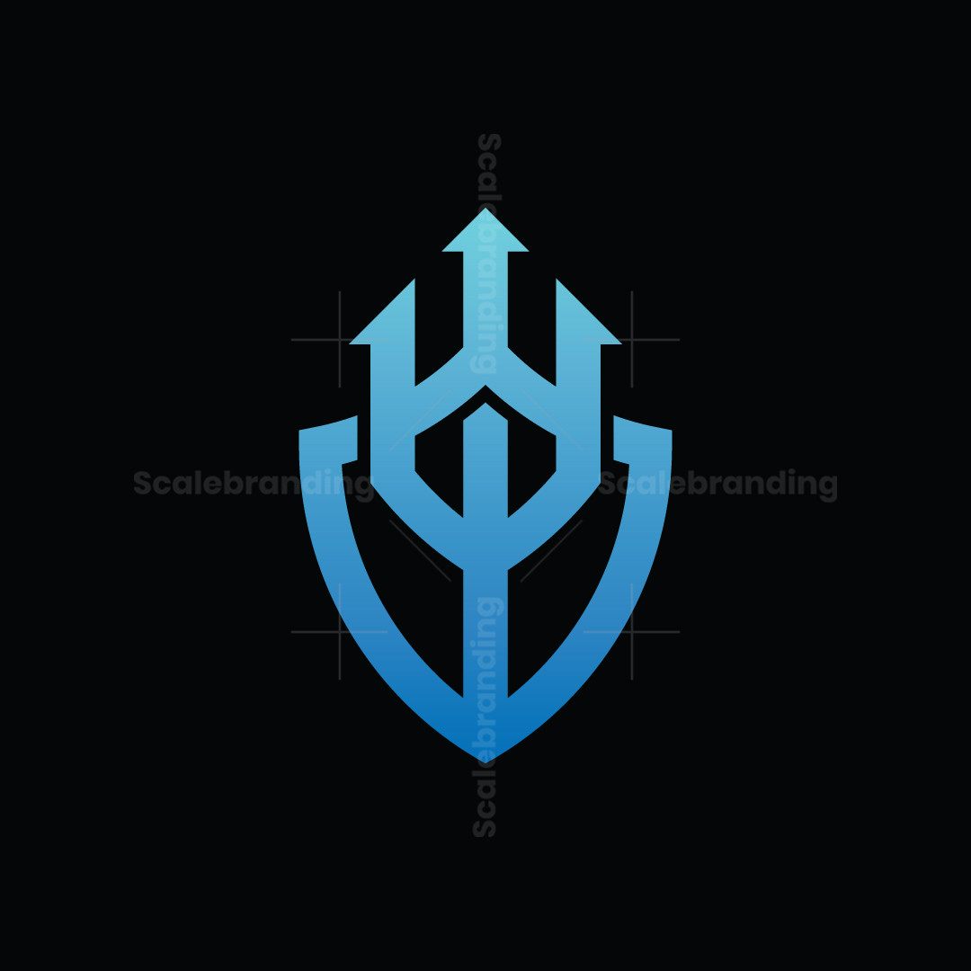 Trident Shield Logo | Scalebranding