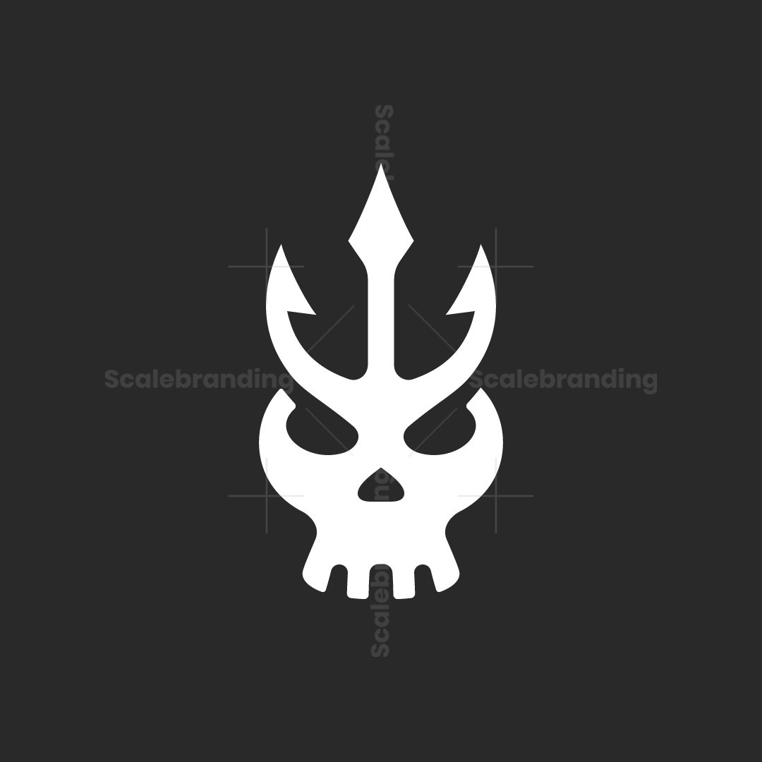 Trident Skull Logo | Scalebranding