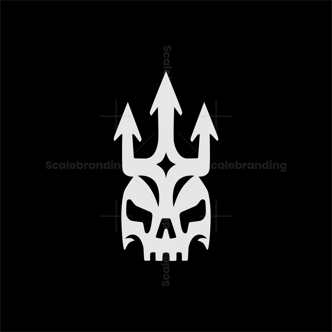 Trident Skull Logo | Scalebranding