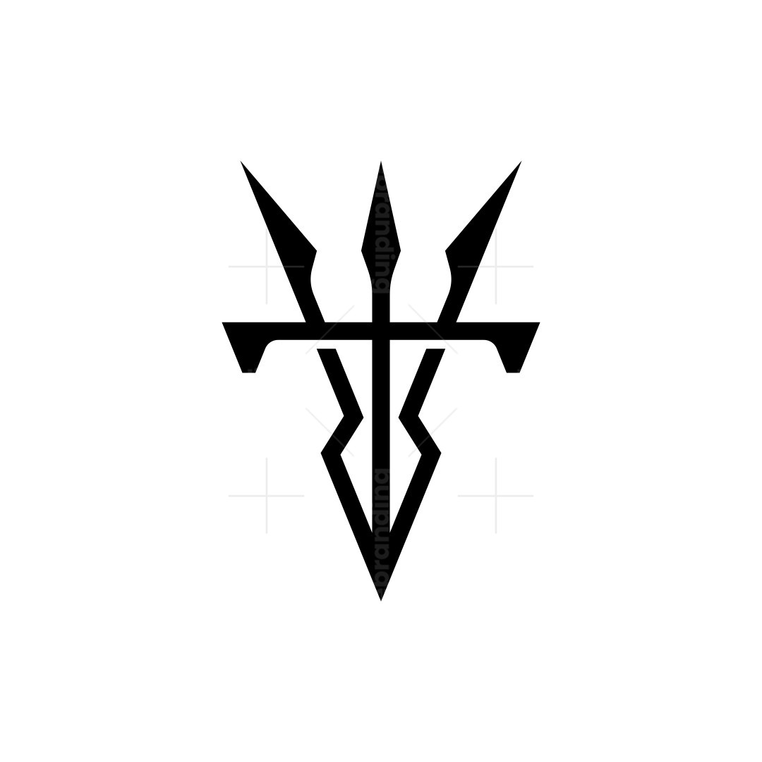 Trident TV VT Letter Logo | Scalebranding