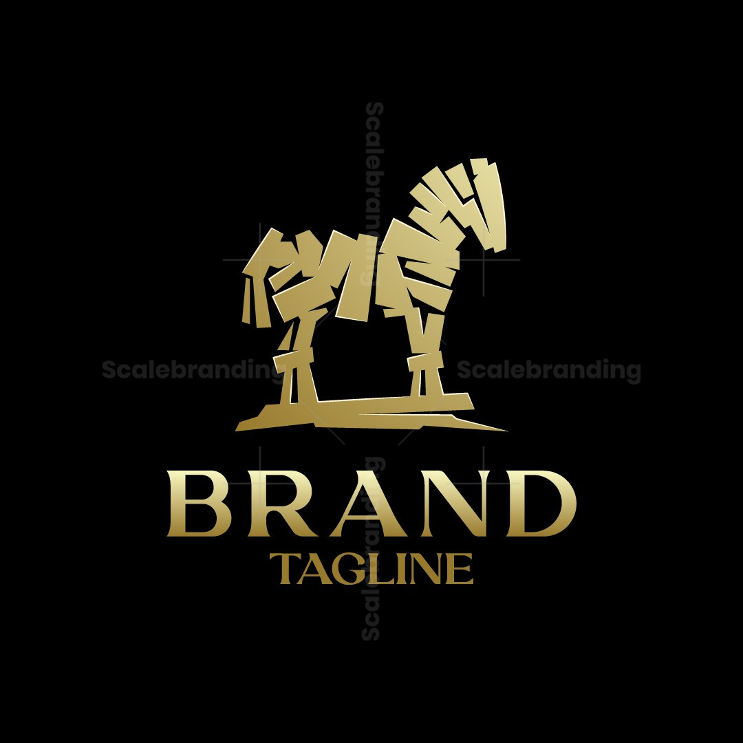 Trojan horse logo store