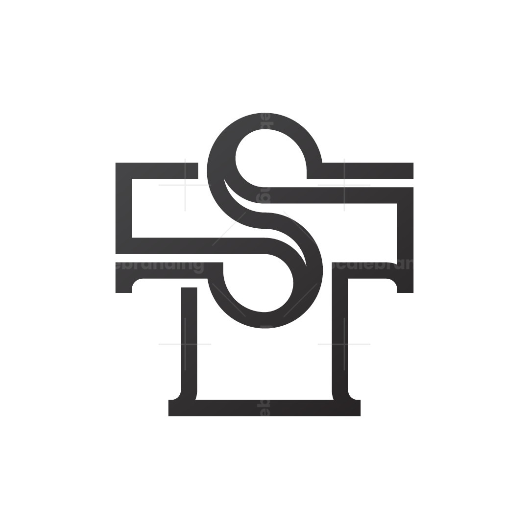 St Monogram Logo By Temal Design On Dribbble