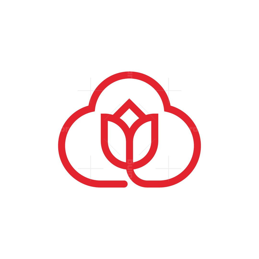 Tulip Cloud Logo | Scalebranding