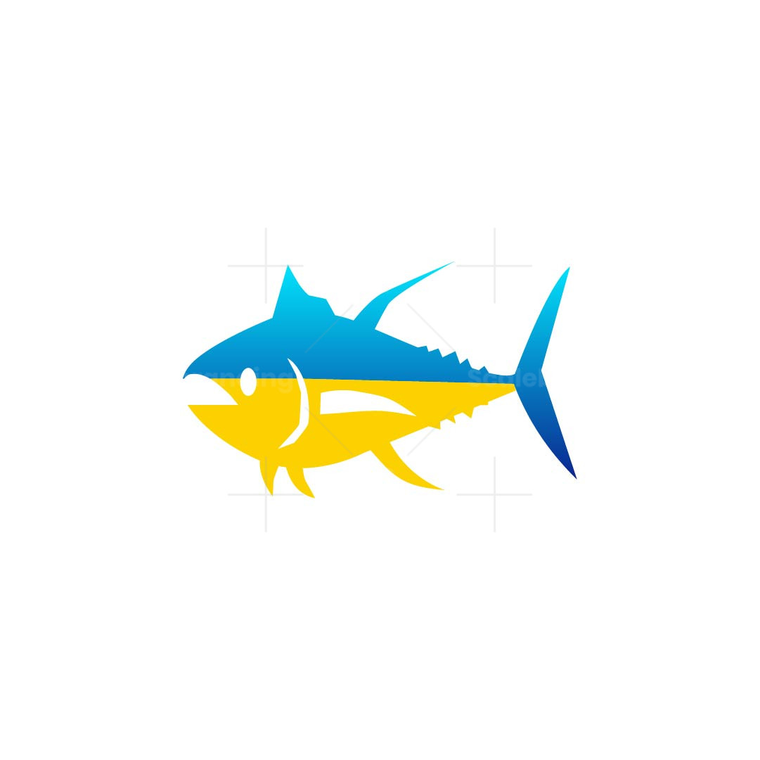 Tuna Fish Logo Fishing Logo Template Tuna Vector Sign. Stock Vector