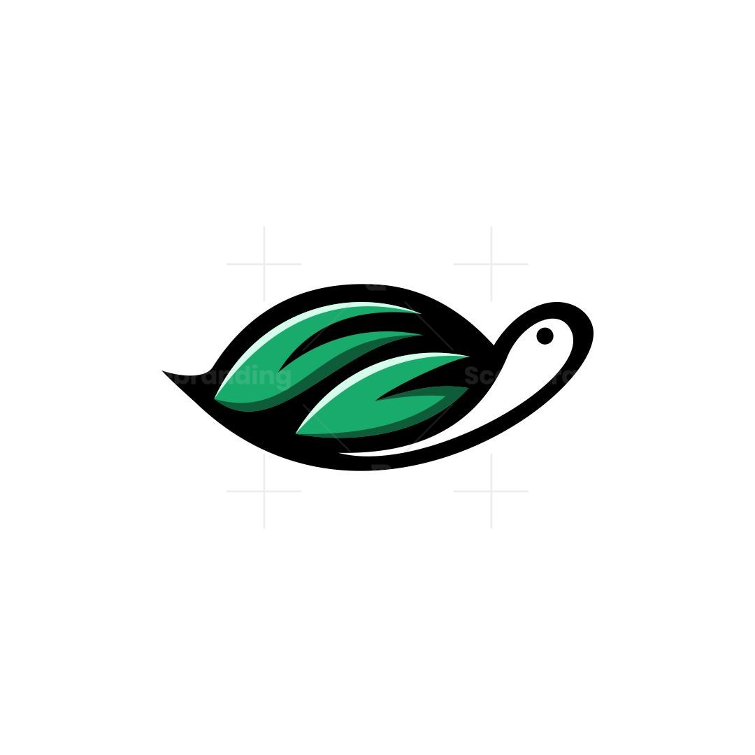 Turtle Leaves Logo | Scalebranding