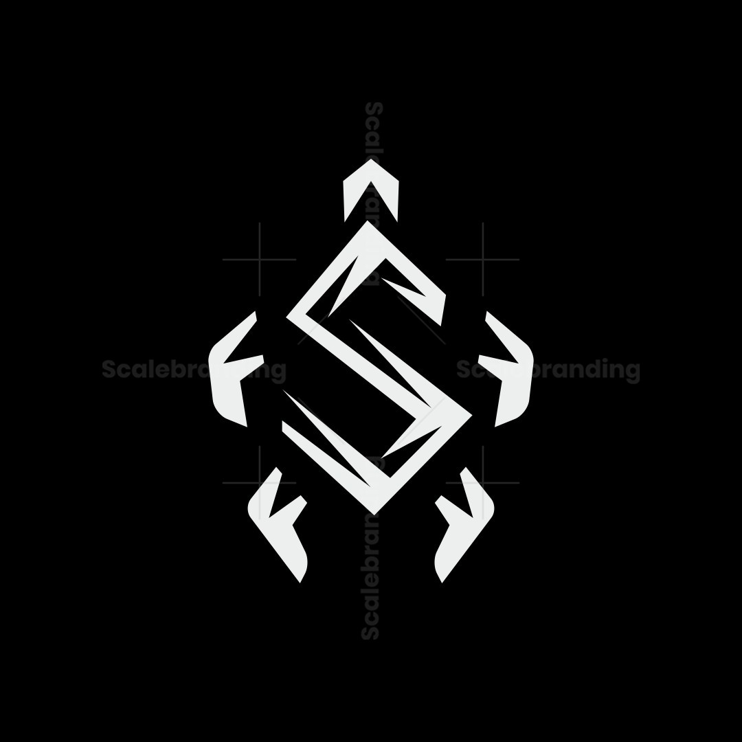 Turtle letter S Logo | Scalebranding