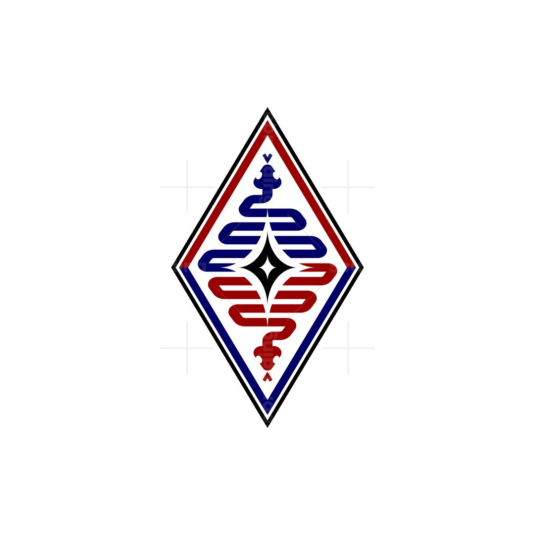 Twin Snakes Diamond Logo | Scalebranding