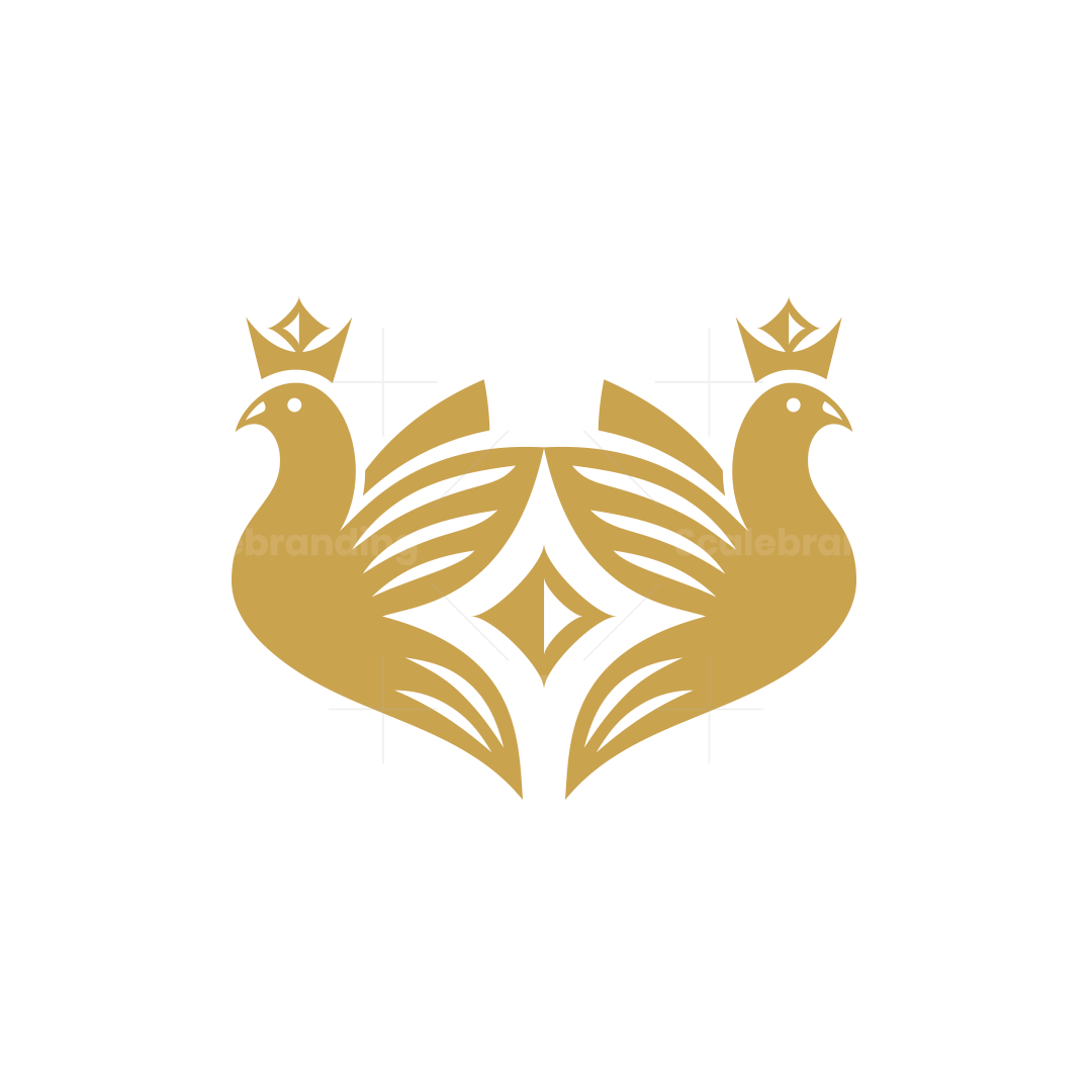 Creative Two Birds Ornament Logo | Scalebranding