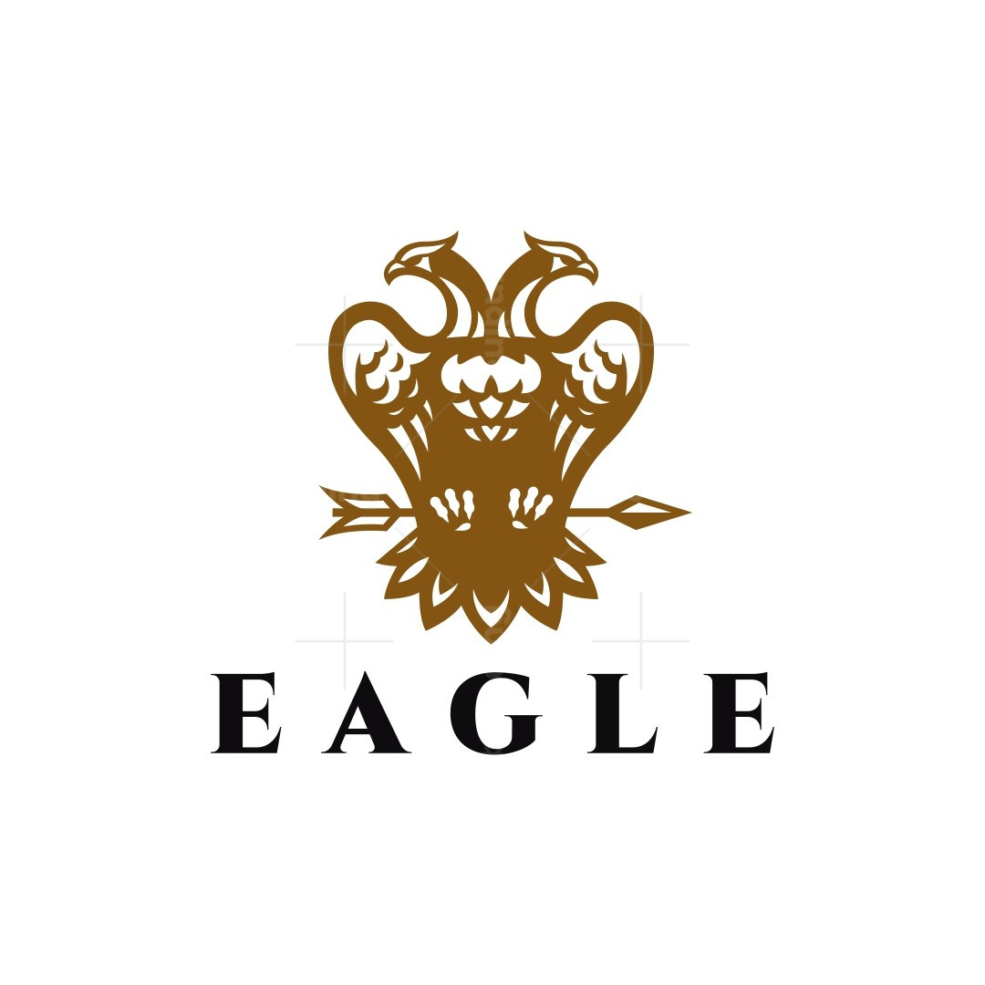 Two Headed Eagle Logo Double Eagle Symbols Royalty Free Images, Stock