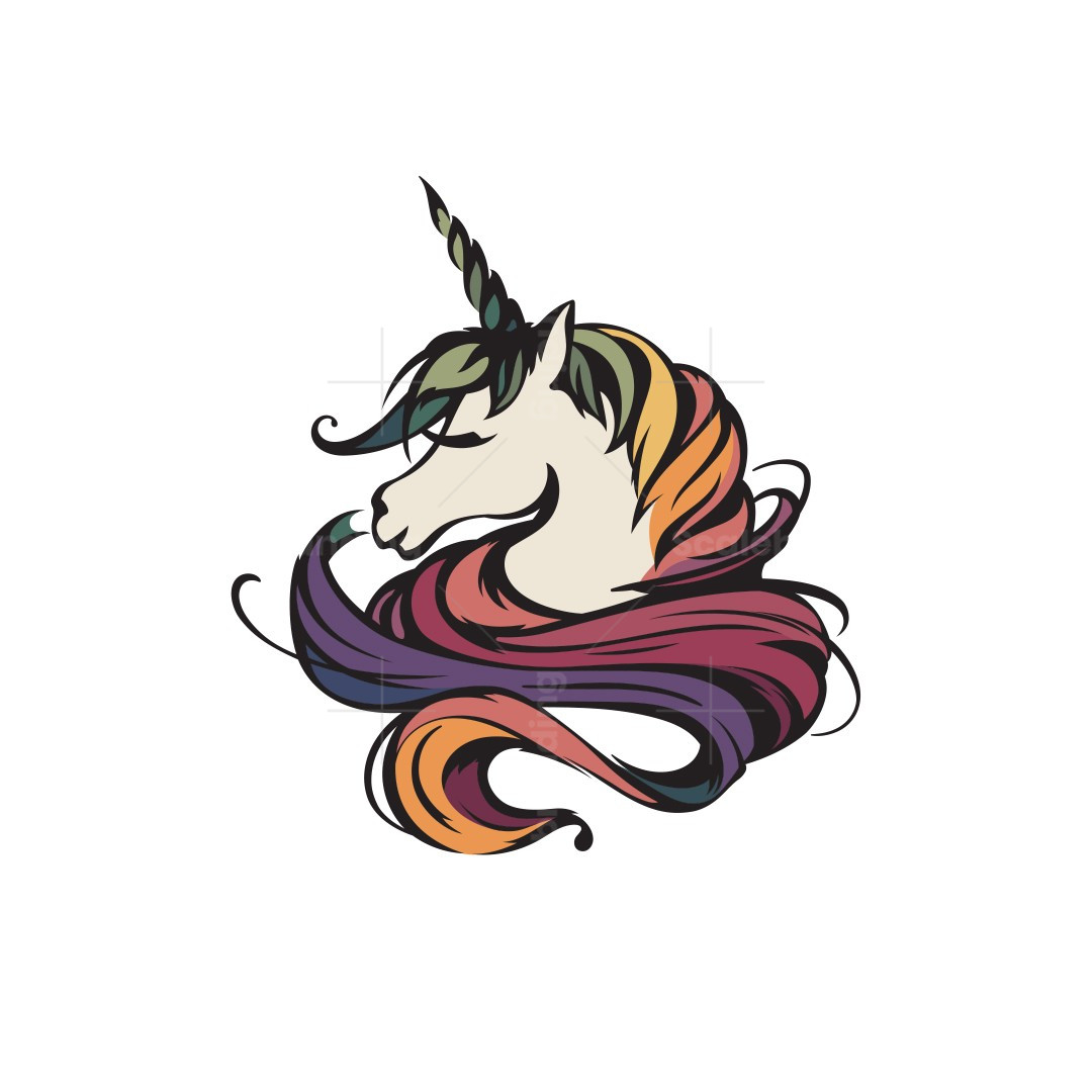 Cute Unicorn Logo
