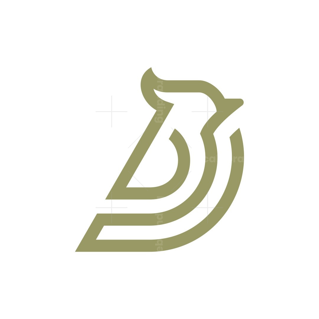 Unique D Letter Bird Logo | Scalebranding