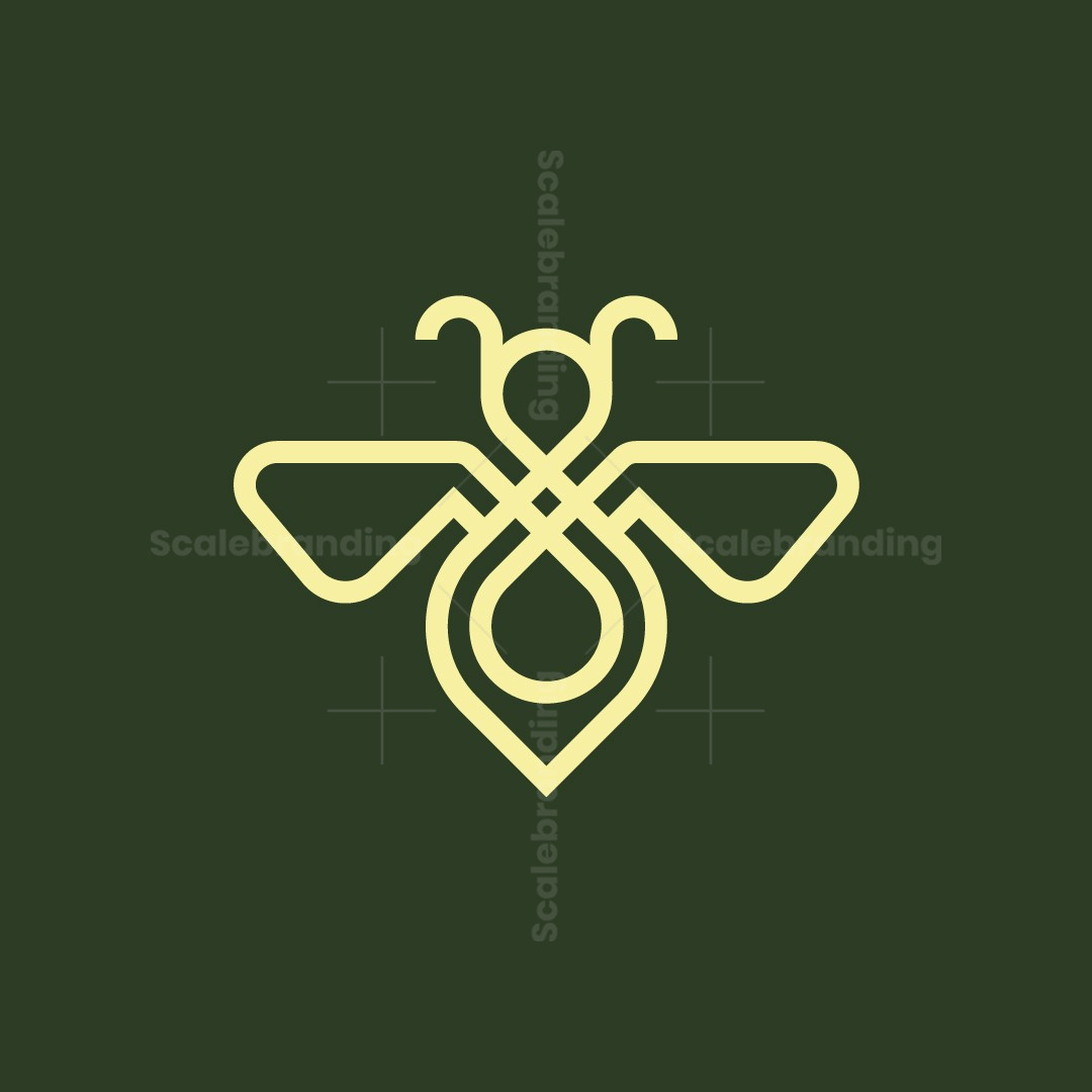 Unique Infinity Bee Logo | Scalebranding