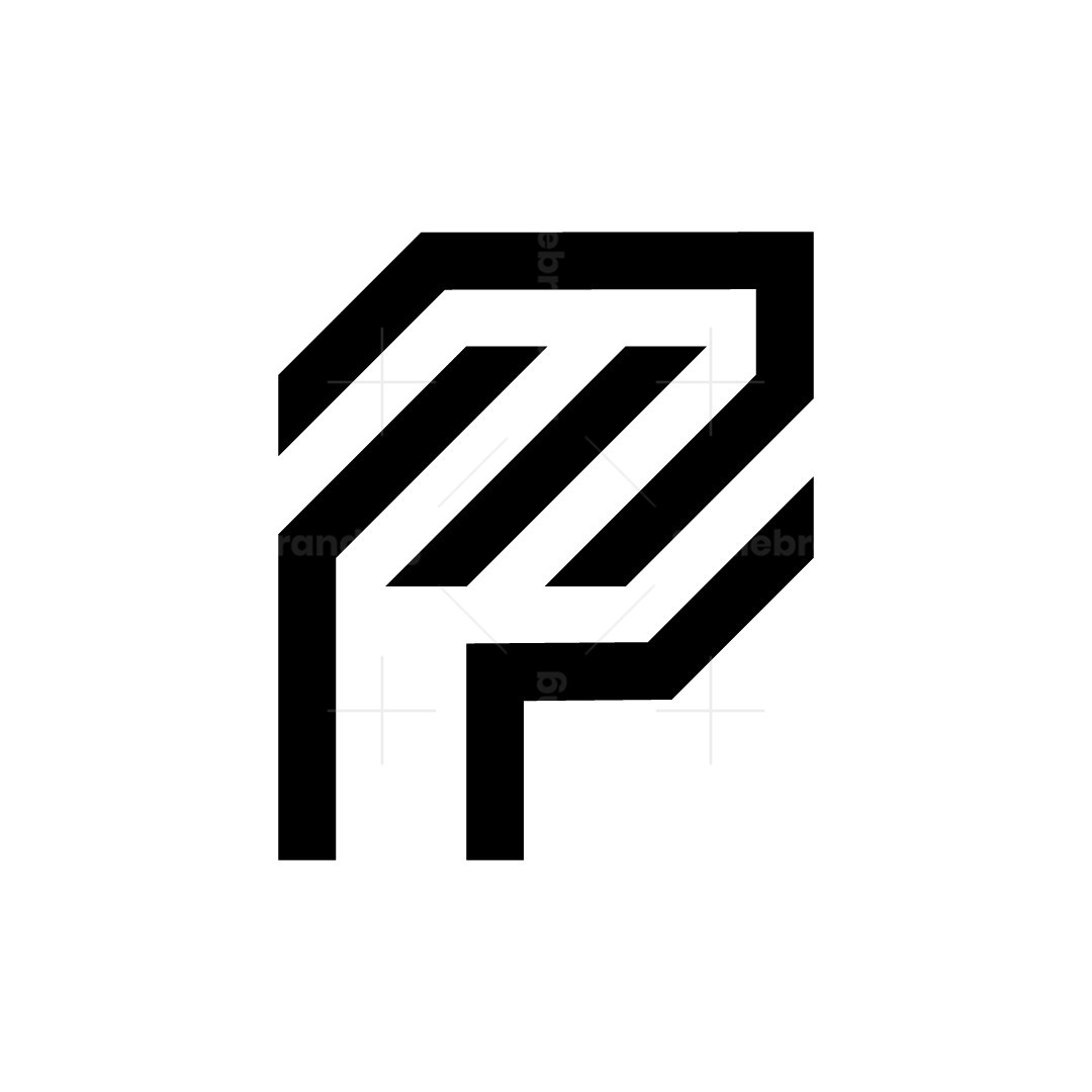 Unique Modern Letter P Logo | Scalebranding