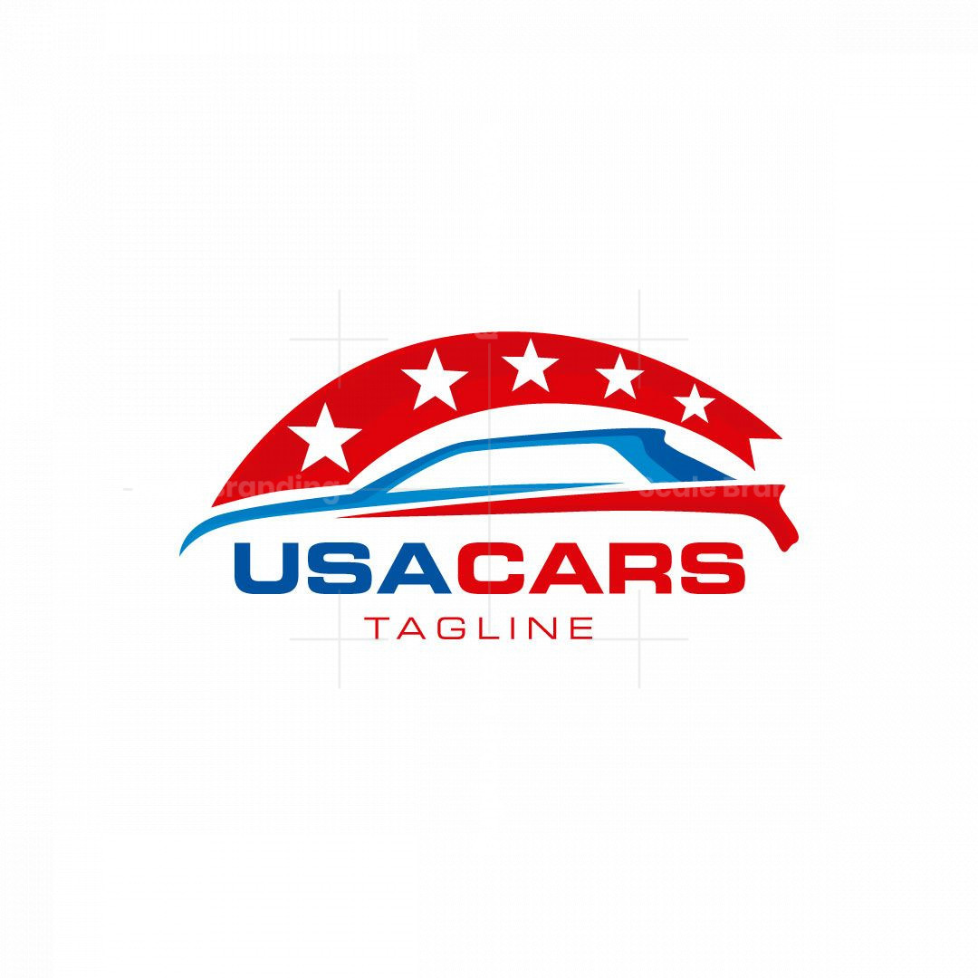 Usa Cars Automobil Dealer Logo | Scalebranding