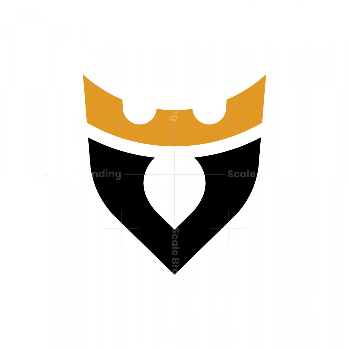 V + Crown Logomark | Scalebranding