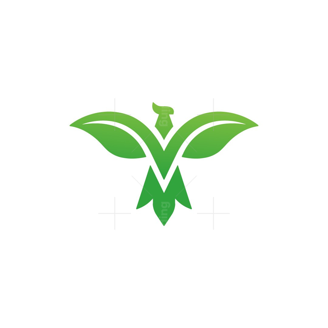 V eagle leaf logo | Scalebranding